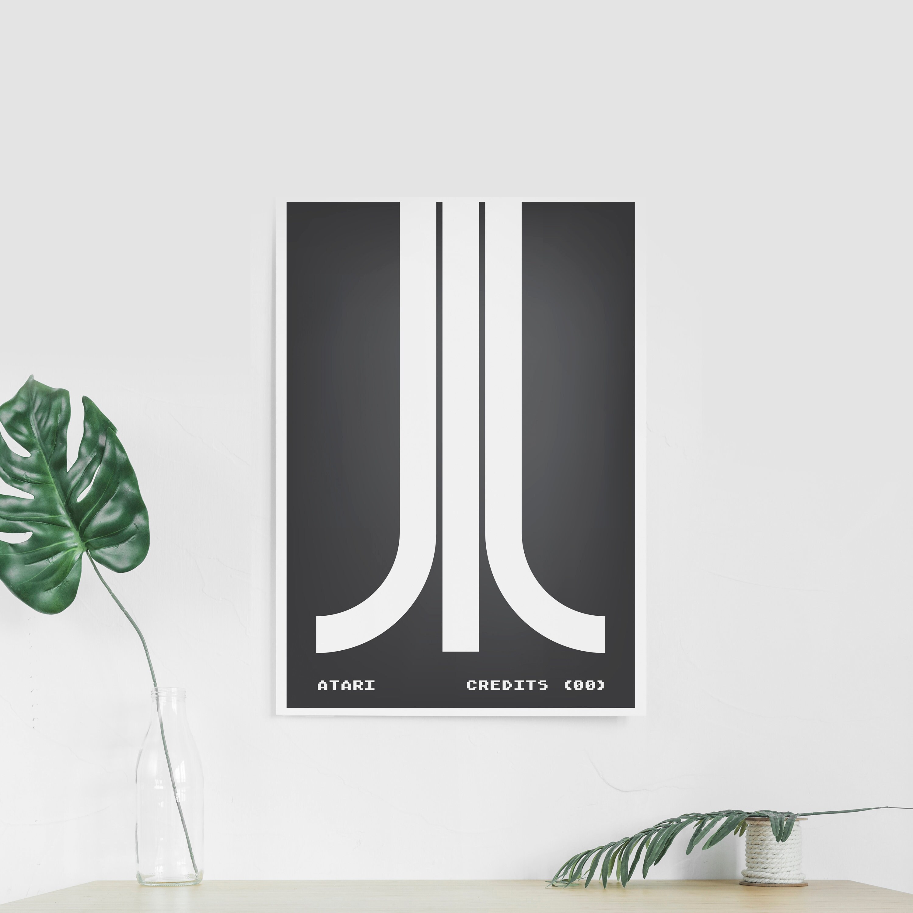 Atari 1980s Video Game Poster Atari Video Gaming Art Print Atari Arcade ...
