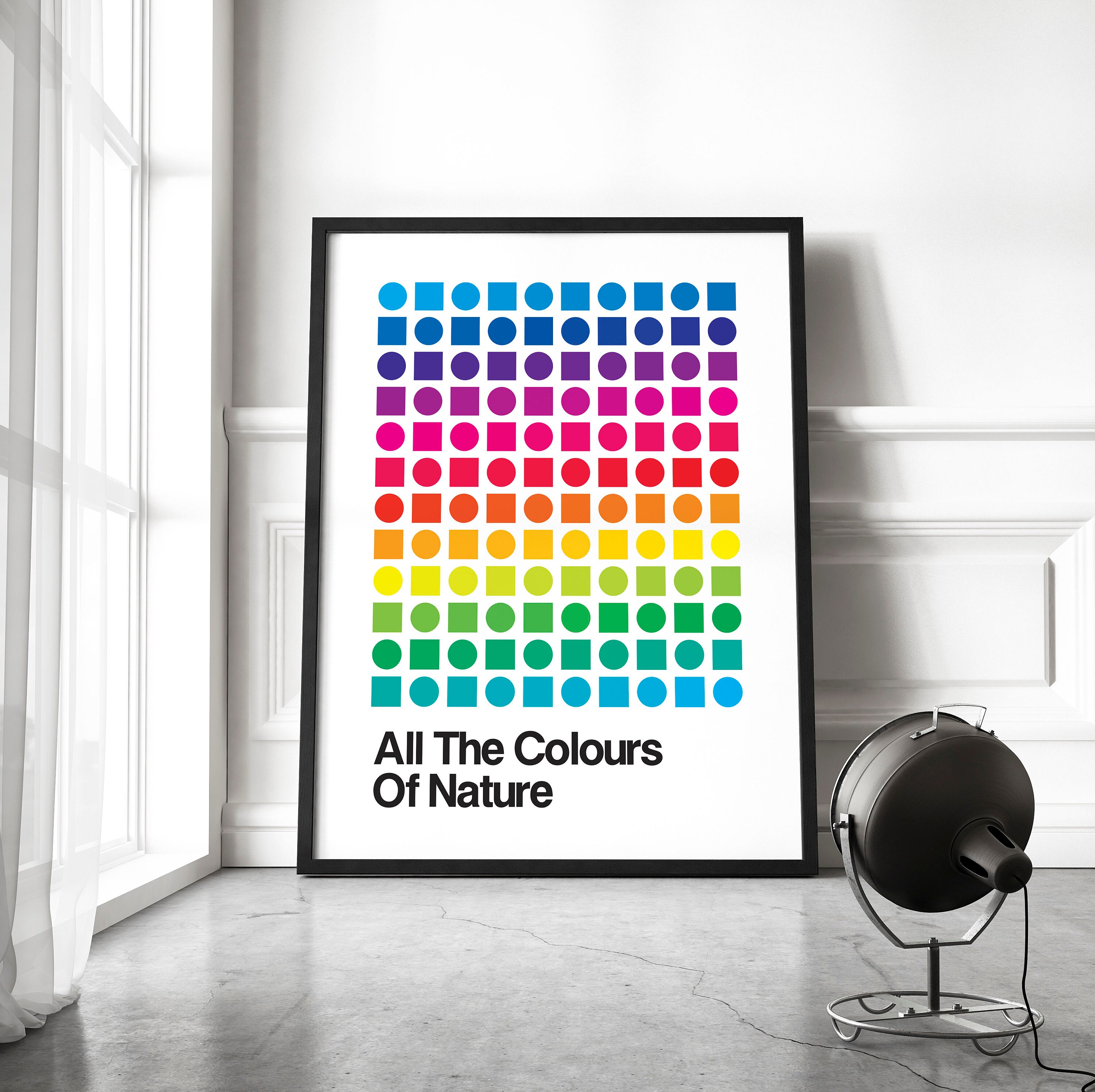 Color Chart Poster CMYK Full Color Schemes Colour Chart - Etsy