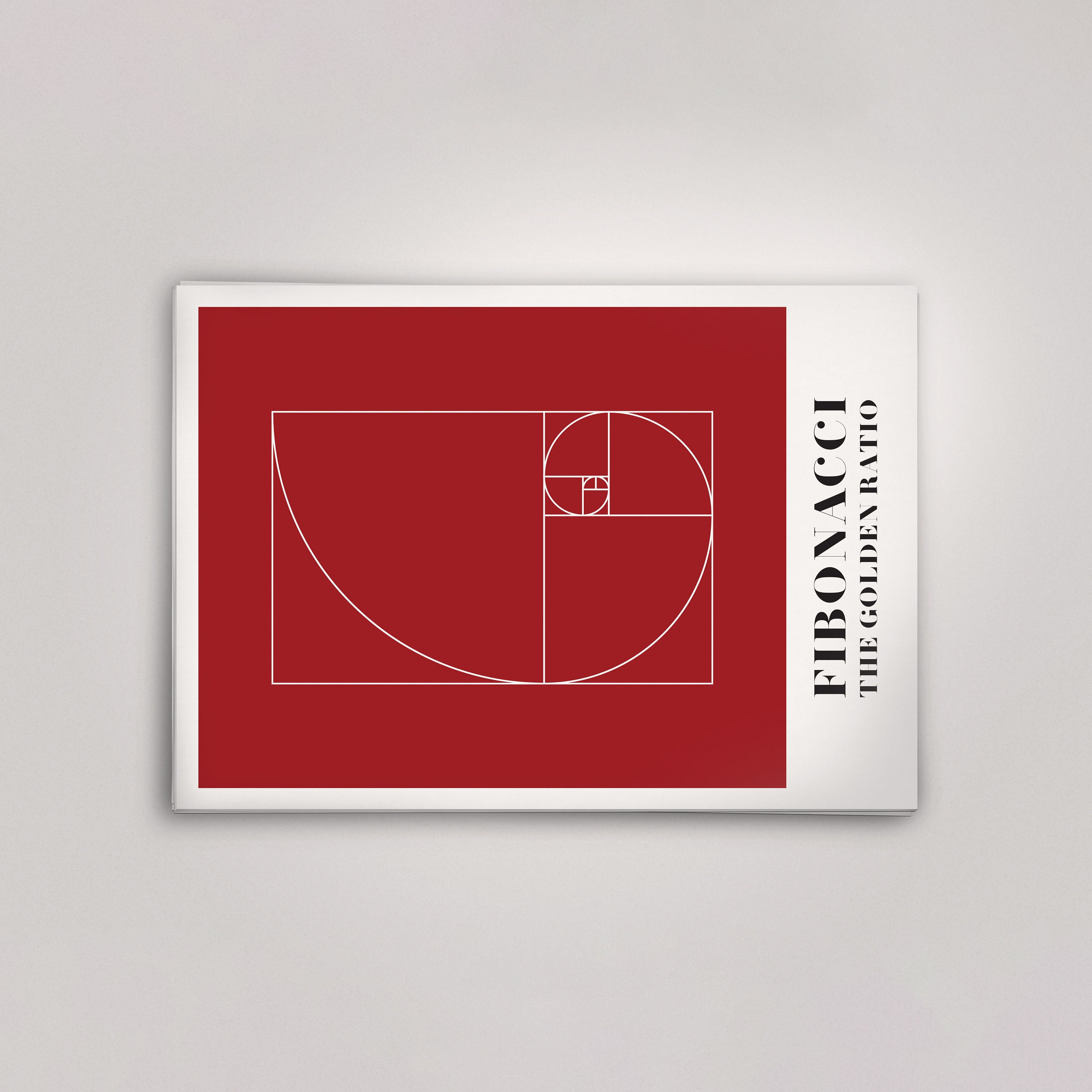 Fibonacci Golden Ratio Poster Fibonacci Spiral Poster Design - Etsy