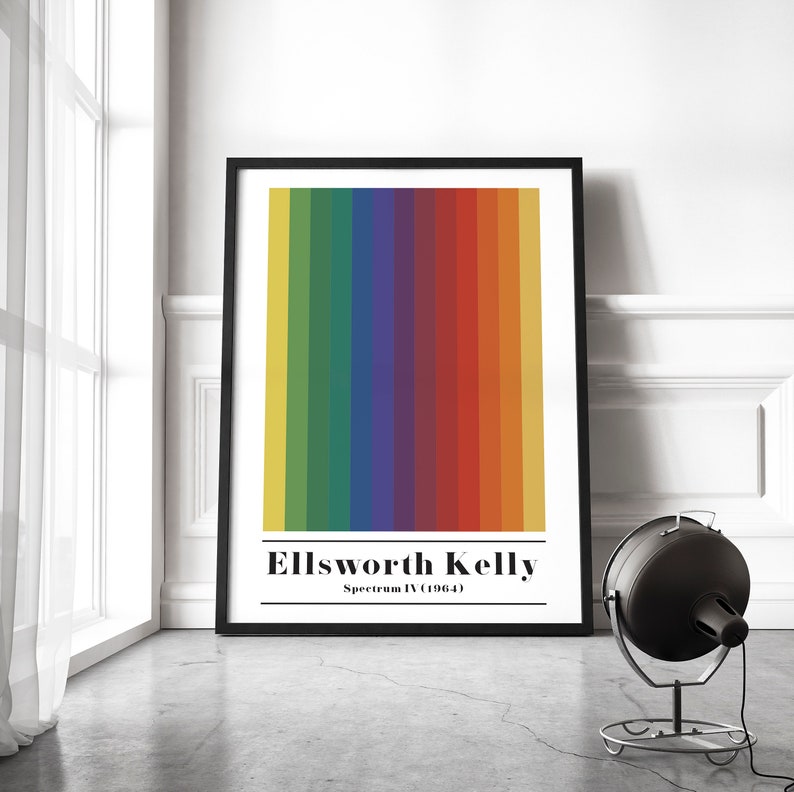 Ellsworth Kelly Spectrum IV 1964 Post-painterly - Etsy