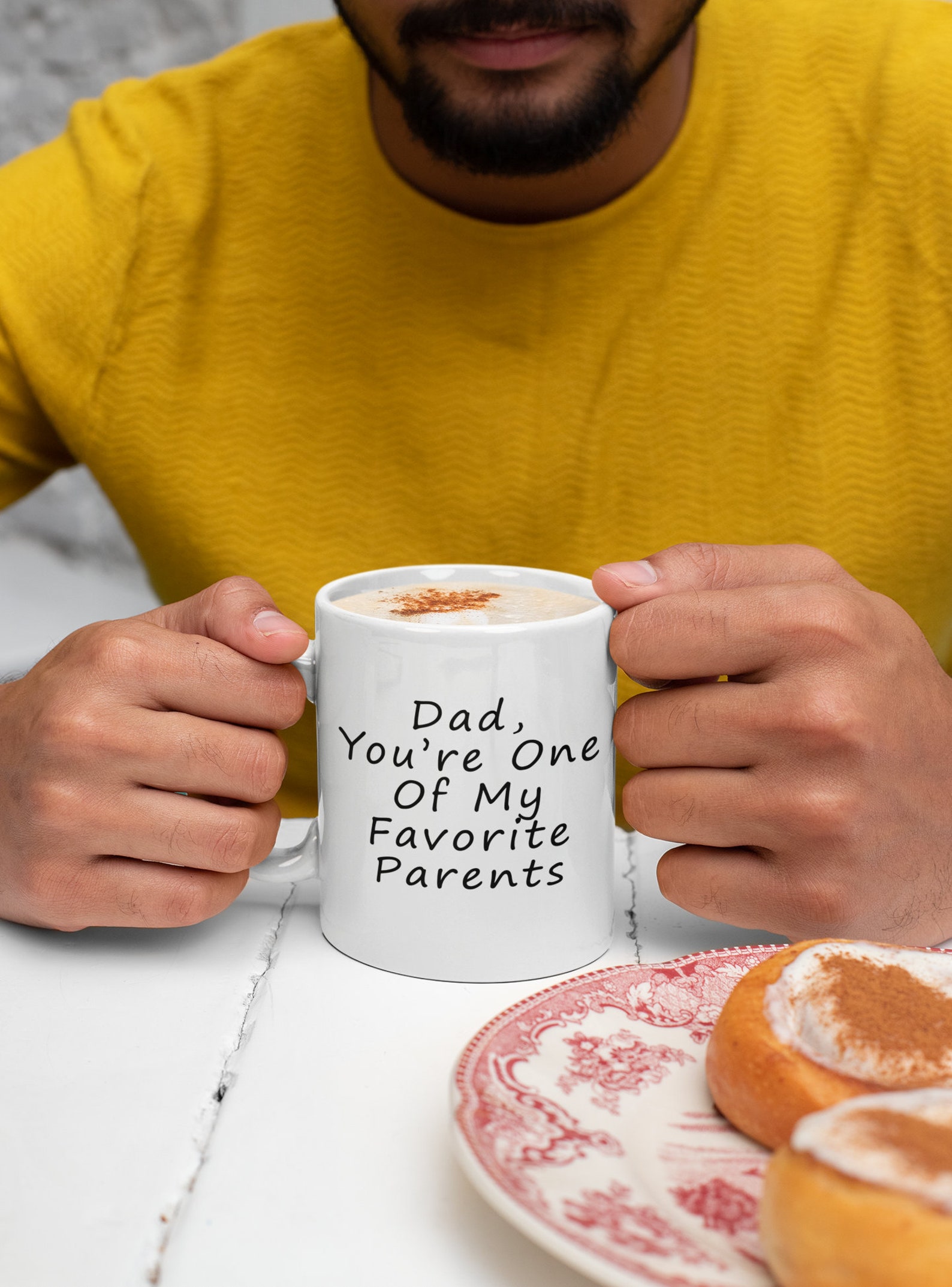 Taza de café para papá, Papá, eres uno de mis padres favoritos - Etsy ...