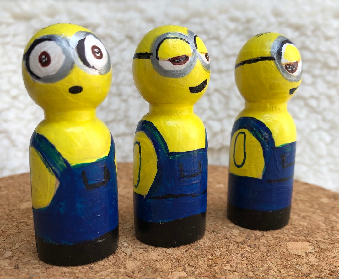 Minion Doll, Custom Dolls, Peg Dolls, Doll House, Quite Toys, Cake ...