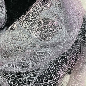 Orenburg Gossamer Goat Down Wool Hand Knitted Shawl, 130 X 130 Cm / 51. ...