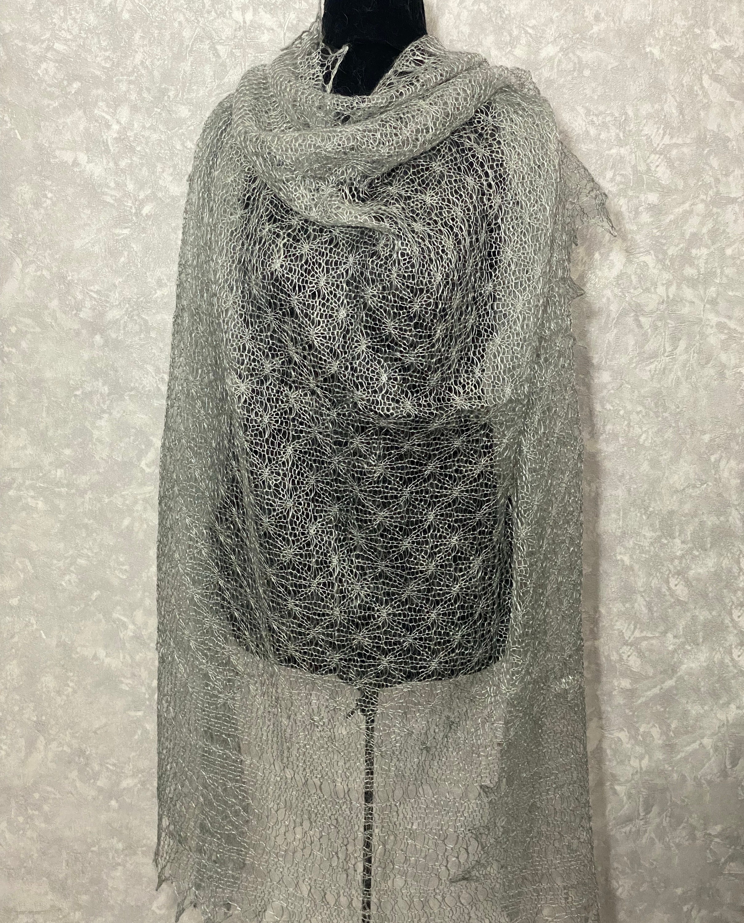 Orenburg Goat Down Gossamer Shawl, 53 X 53 Inch / 135 X 135 Cm - Etsy
