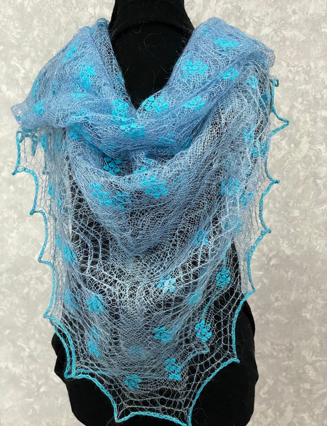 Orenburg Goat Down Lace Shawl, 145 X 145 Cm / 57.1 X 57.1 Inch - Etsy