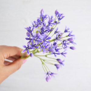 Purple Artificial Flowers Flower Filler Tiny Flowers Bouquet - Etsy