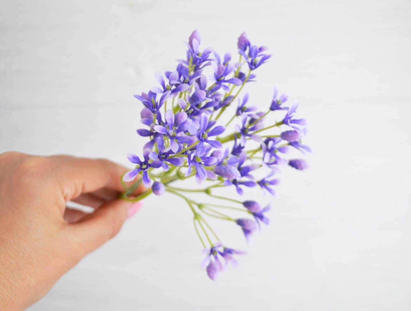 Purple Artificial Flowers Flower Filler Tiny Flowers Bouquet - Etsy