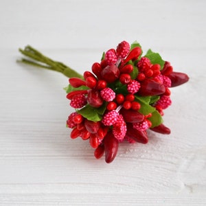 Flower Stamens Decorative Peppers Fake Flowers Faux Flowers Artificial ...