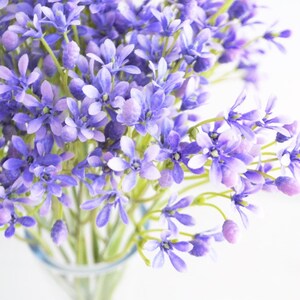 Purple Artificial Flowers Flower Filler Tiny Flowers Bouquet - Etsy