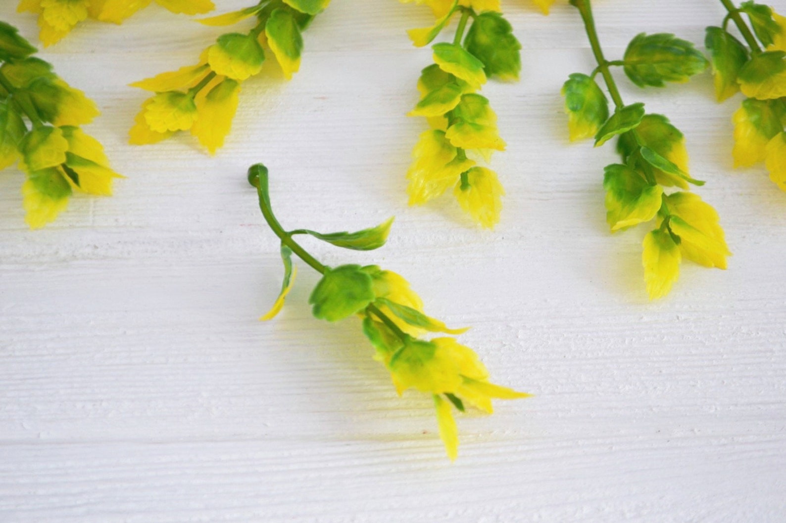 25 Pieces Artificial Greenery Small Filler Fake Leaves Yellow - Etsy