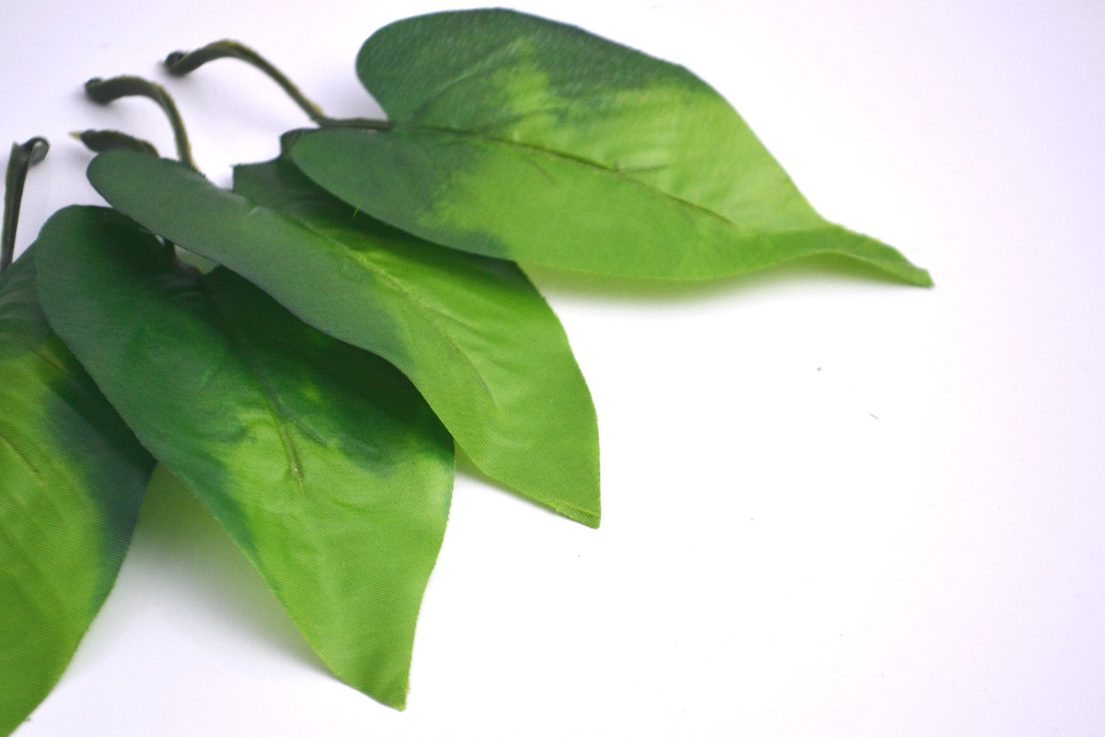 Artificial leaves Greenery decorations Faux leaves Green | Etsy