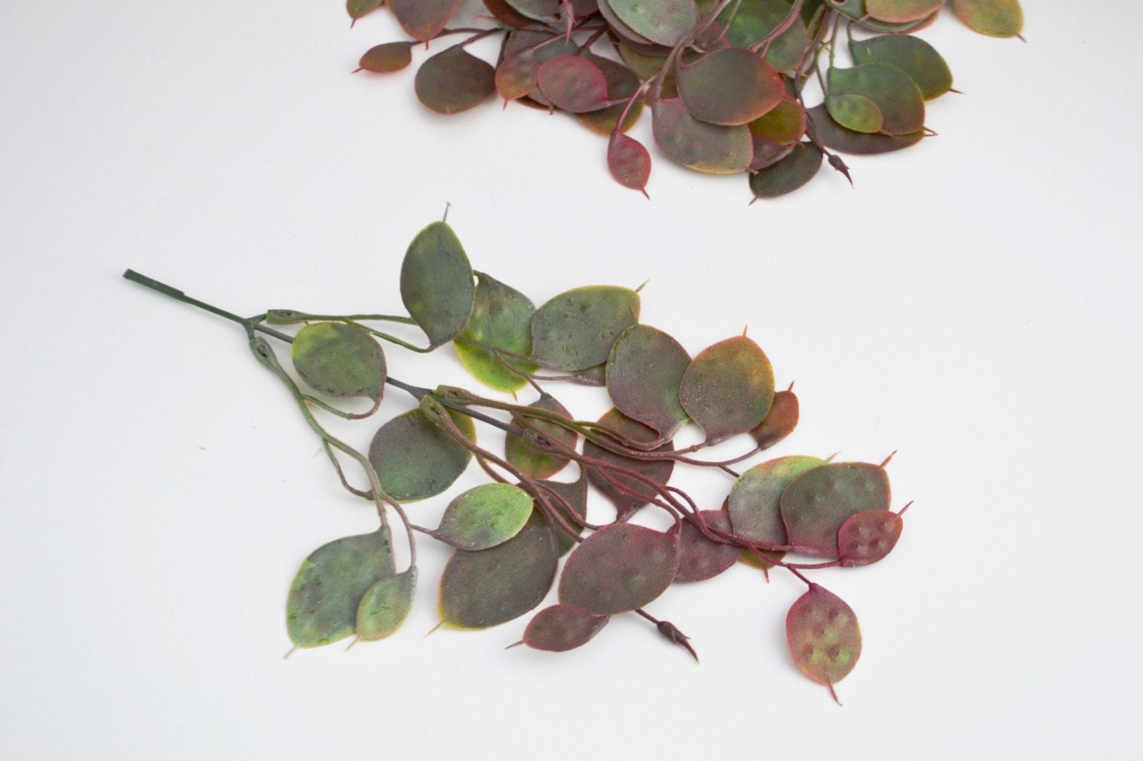 Artificial Greenery 5 Stems Fake Leaves Fall Greenery Floral - Etsy