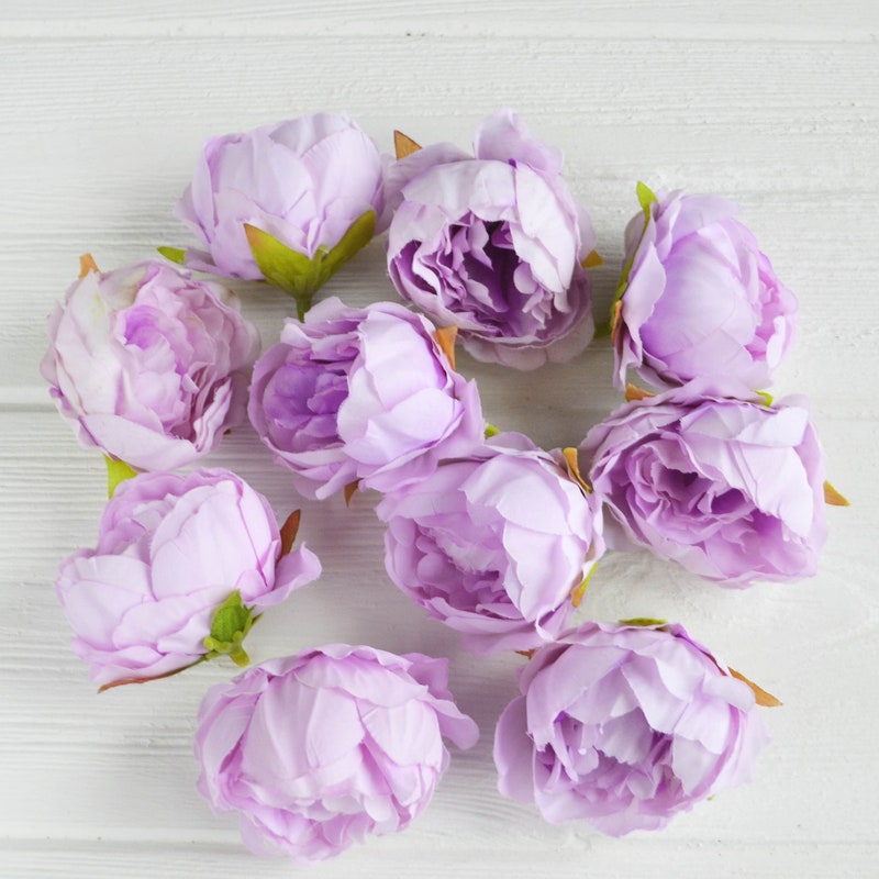 Purple Silk Flower - Etsy