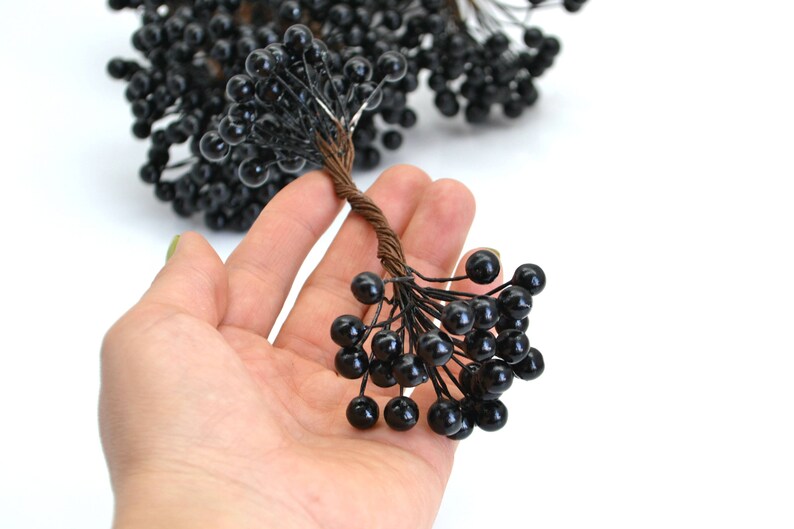 Artificial Berry Black Berries Fake Berry Faux Fruit Crafting - Etsy