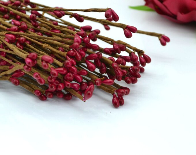 Burgundy Berry Pip Berry Artificial Berries Outdoor Wreath - Etsy