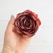 Rust Artificial Rose Head Silk Roses Fake Flowers Faux Rose - Etsy