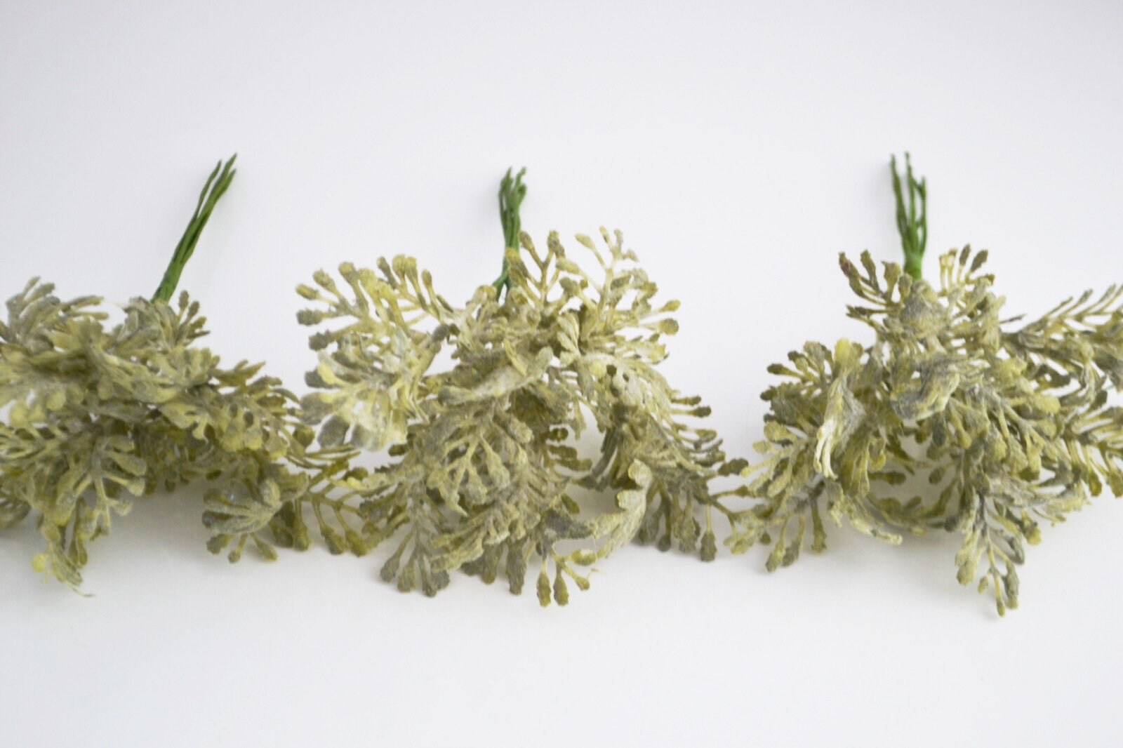 Artificial Greenery 3 Pieces Fake Plants Floral Filler Dusty - Etsy