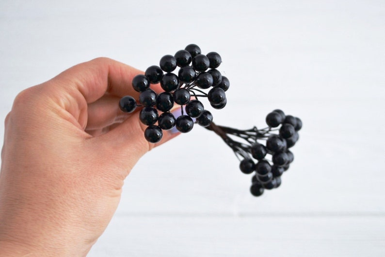 Artificial Berry Black Berries Fake Berry Faux Fruit Crafting - Etsy
