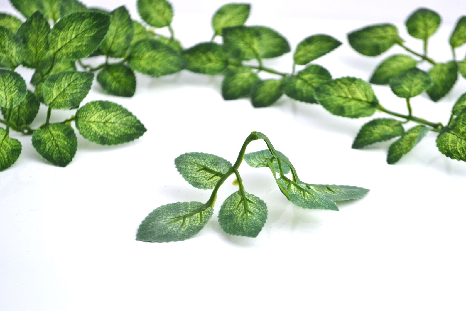 Artificial Leaves 10 Branches Mini Leaf Rose Leaves Fake | Etsy