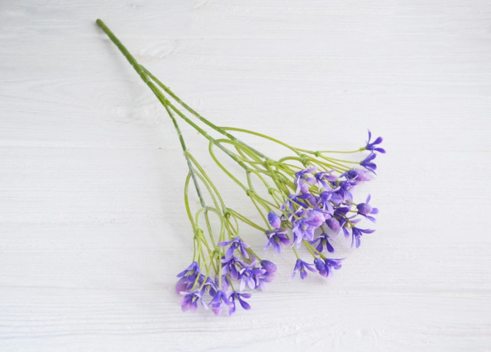 Purple Artificial Flowers Flower Filler Tiny Flowers Bouquet - Etsy