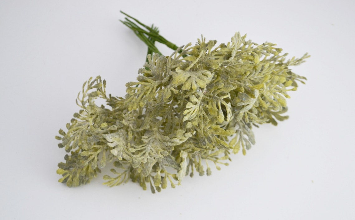 Artificial Greenery 3 Pieces Fake Plants Floral Filler Dusty | Etsy