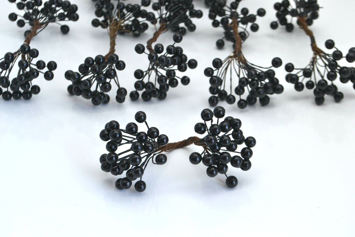Artificial Berry Black Berries Fake Berry Faux Fruit Crafting - Etsy