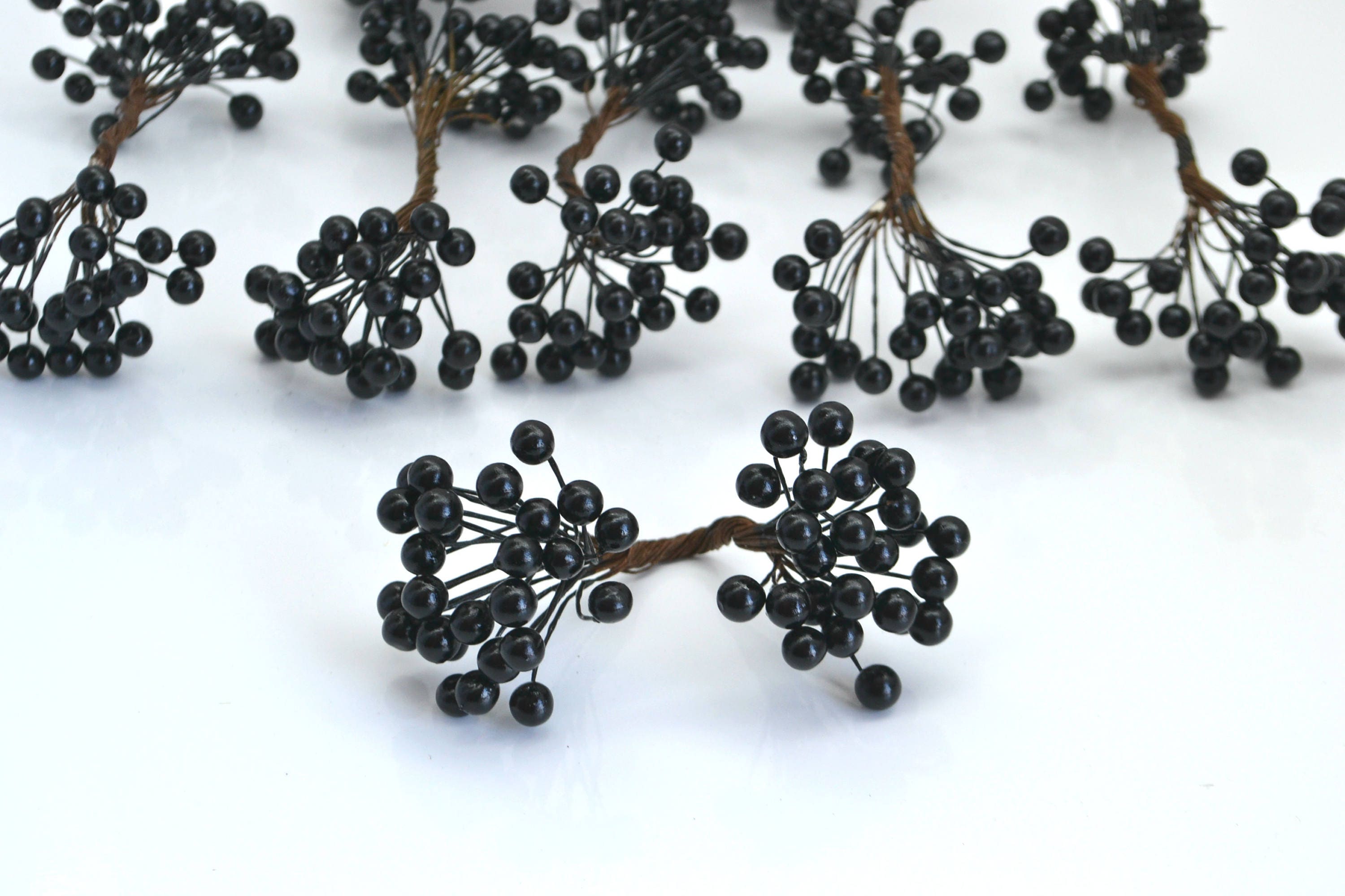 Artificial Berry Black Berries Fake Berry Faux Fruit Crafting - Etsy