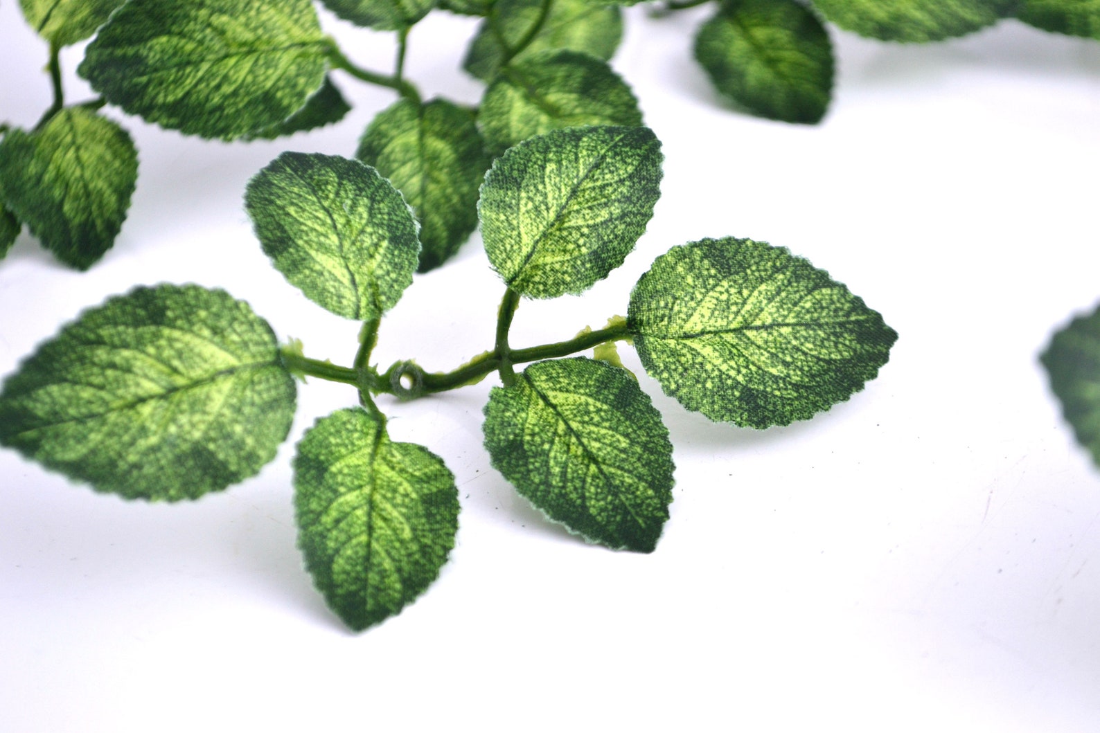 Artificial Leaves 10 Branches Mini Leaf Rose Leaves Fake | Etsy
