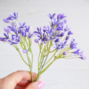 Purple Artificial Flowers Flower Filler Tiny Flowers Bouquet - Etsy