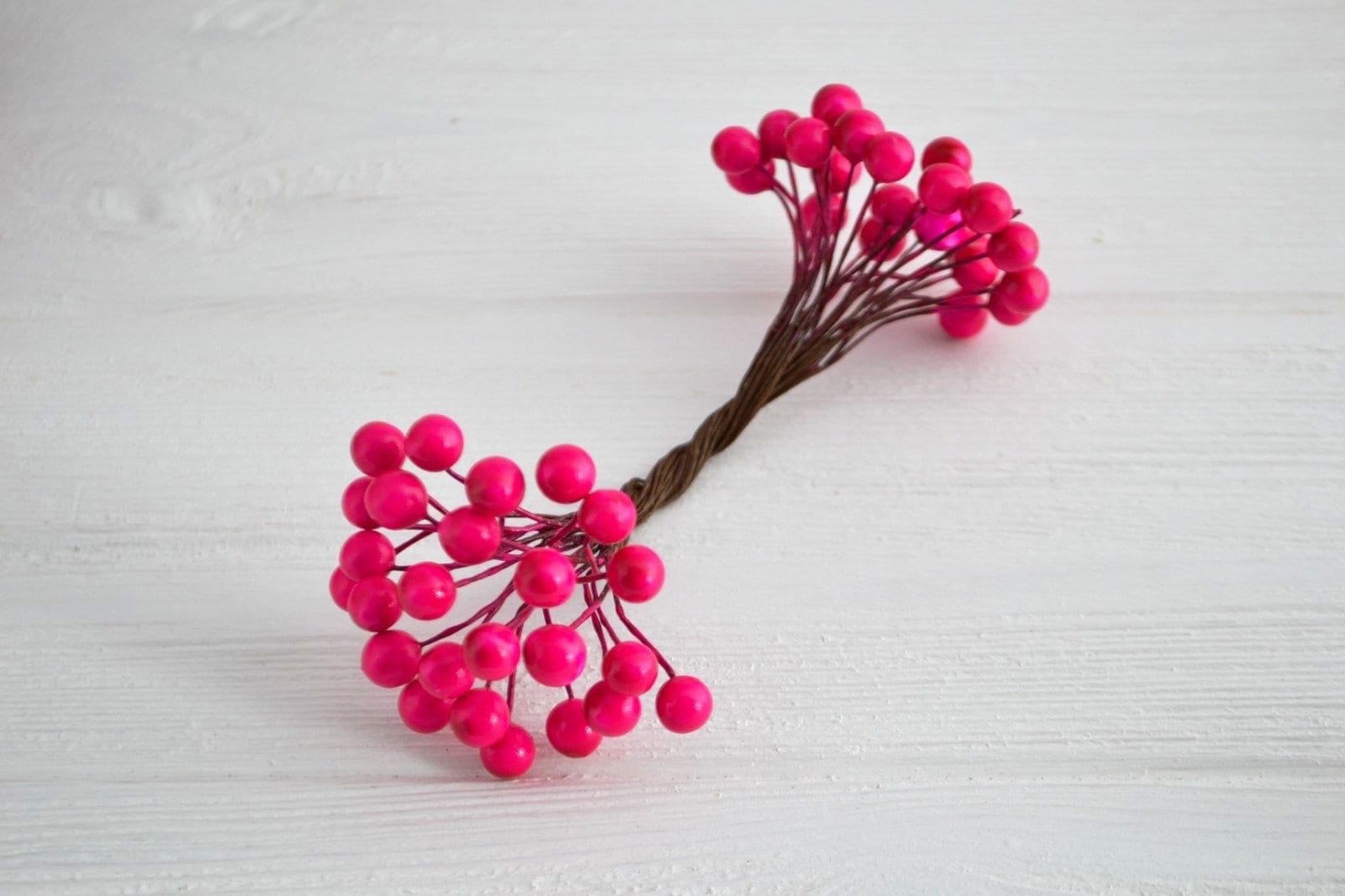 Artificial berries Hot Pink berry Fake berry Faux fruit Berry | Etsy