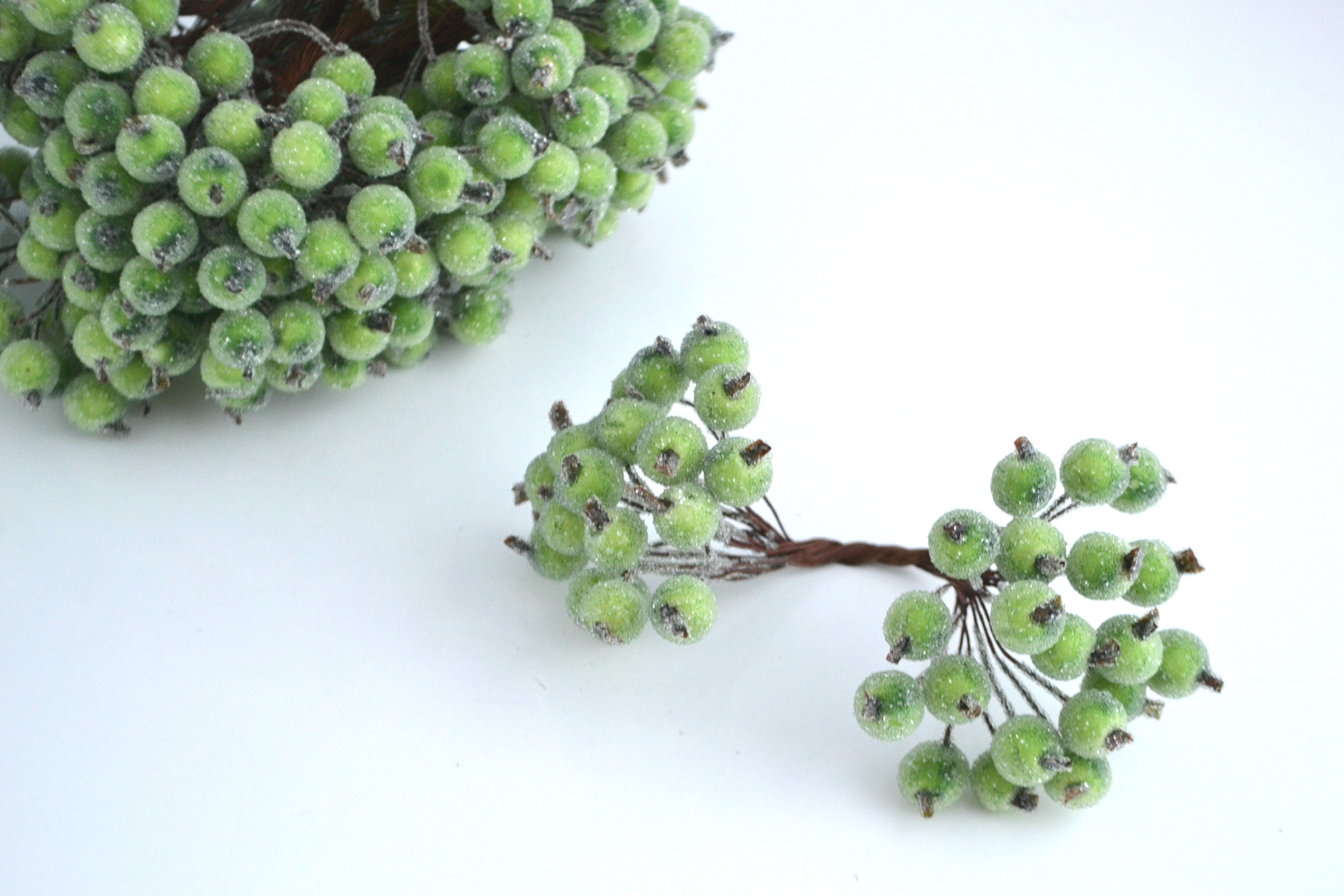 Artificial Green Berry Fake Berries Faux Berry Craft Berries - Etsy