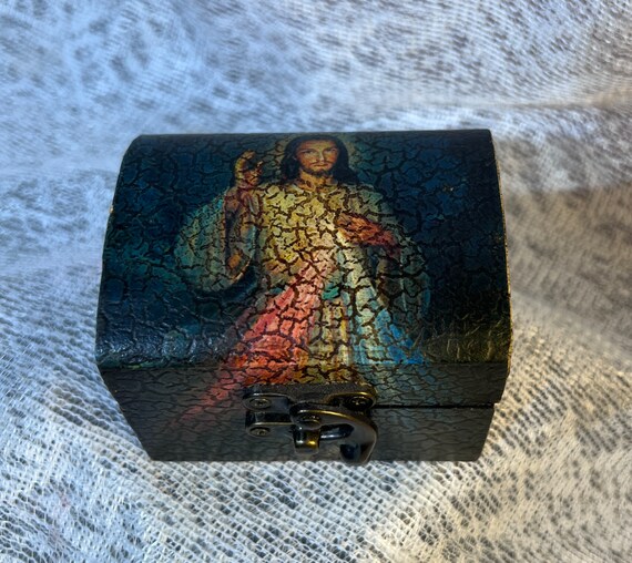 Divine Mercy Shrine Altar Prayer Box Travel Shrine-home - Etsy