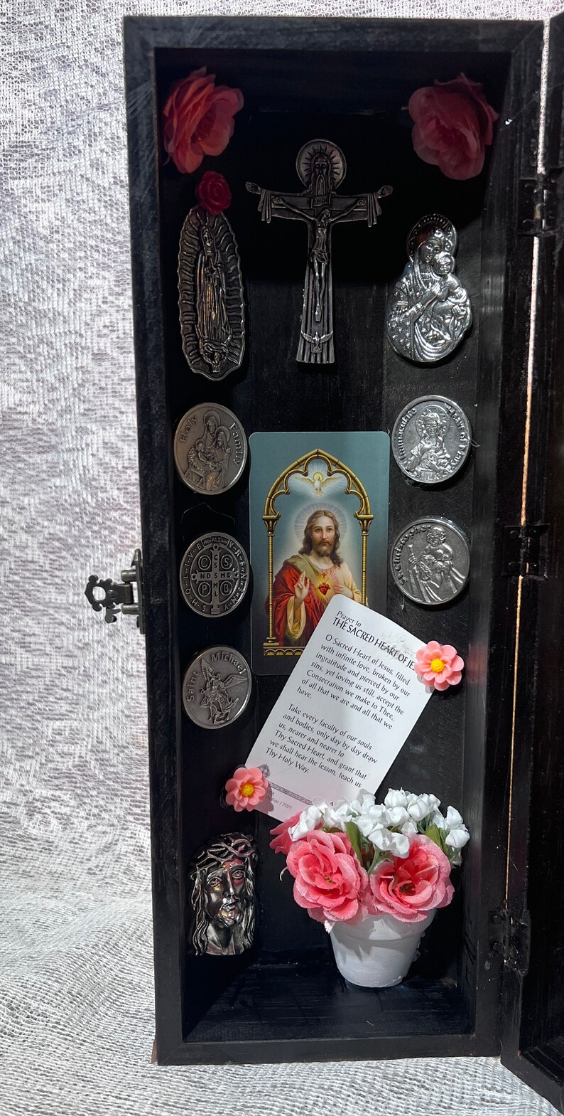 Sacred Heart of Jesus Portable Altar Home Shrine Altar - Etsy