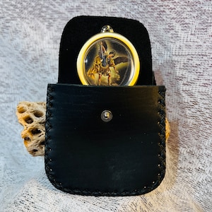 Holy Communion Pyx and Leather Burse Set / Homebound / Saint Gabriel ...