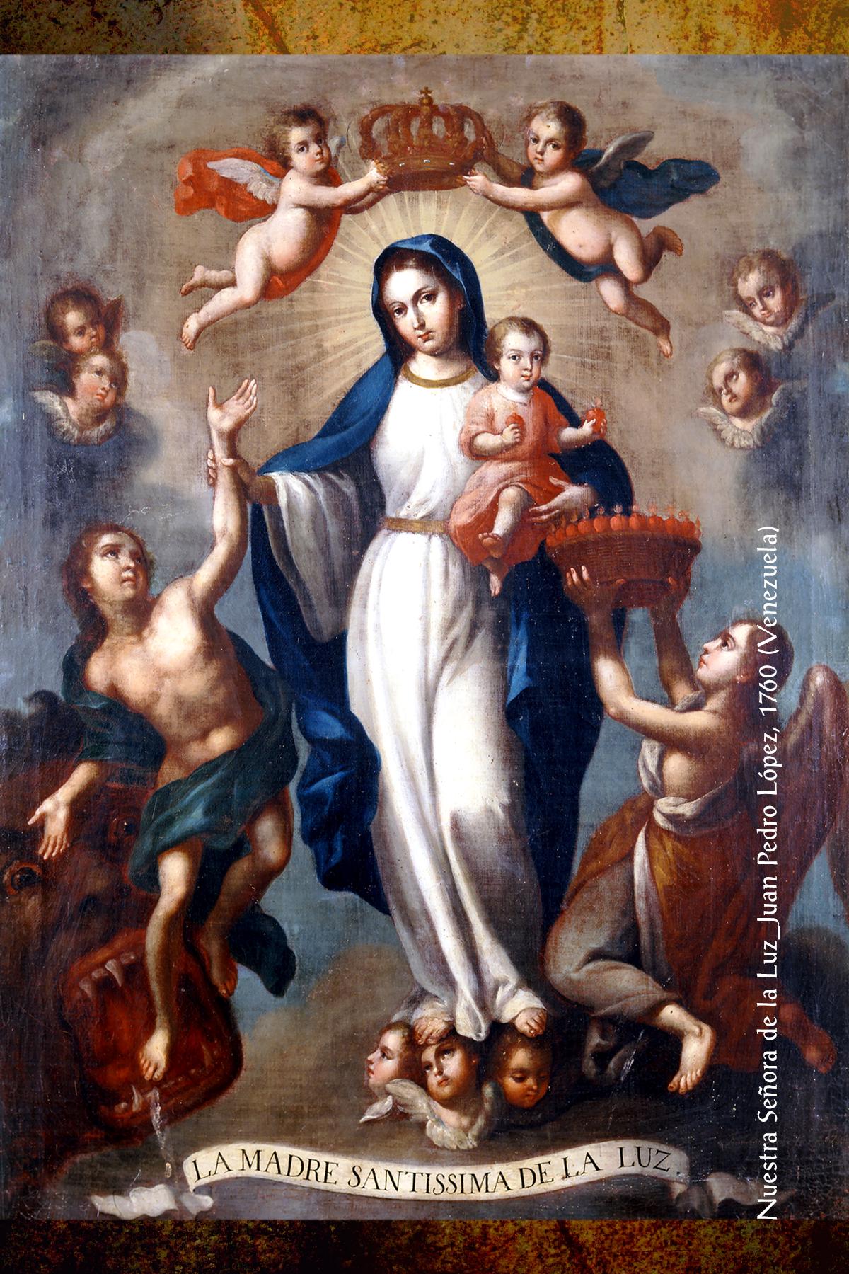 Our Lady of Light, Virgin Mary Canvas Painting - Etsy
