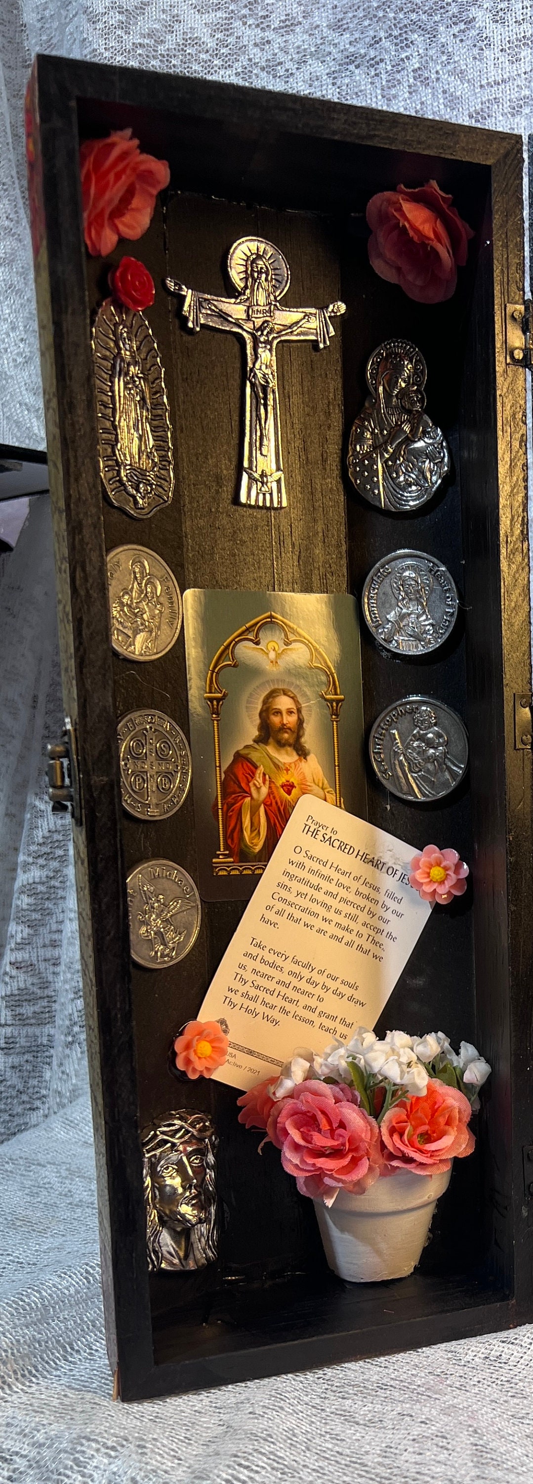 Sacred Heart of Jesus Portable Altar Home Shrine Altar - Etsy