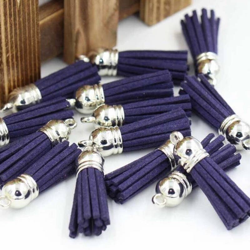 Navy Blue Tassels - Etsy