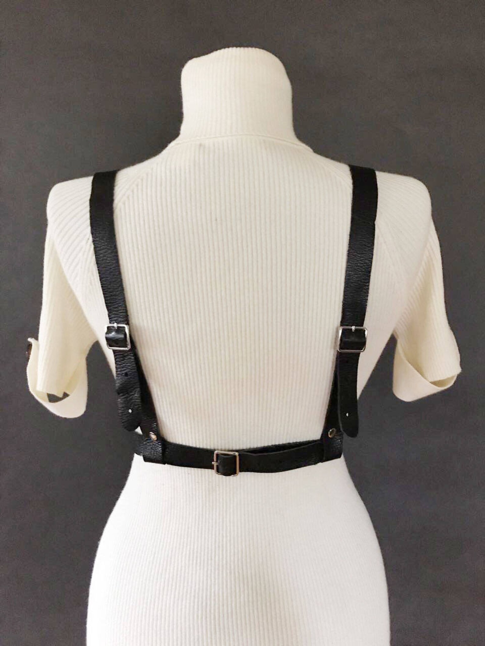 Women Genuine Leather Harness Top Harness Belt Harness Body - Etsy