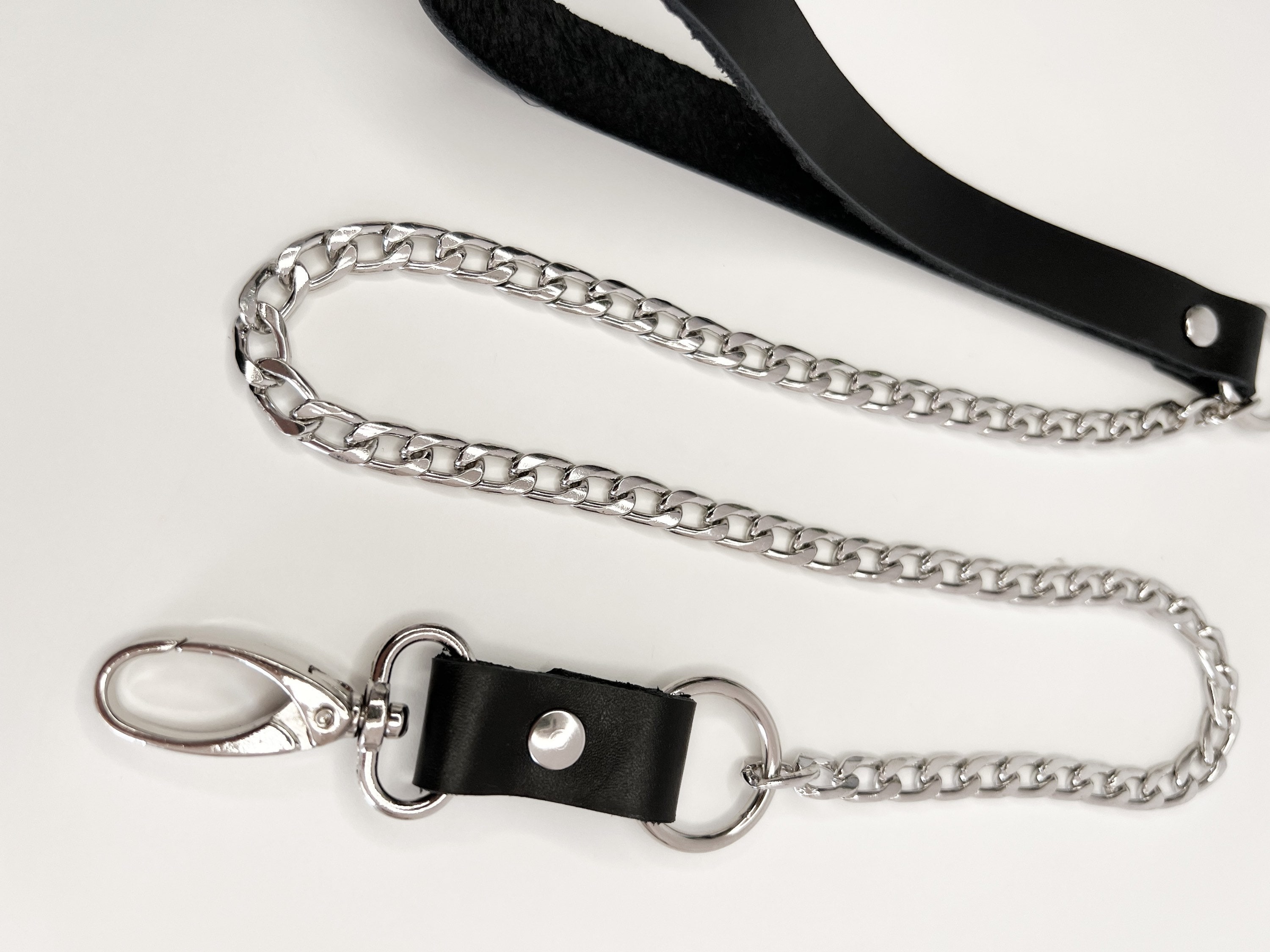Full Grain Leather Heart Choker Collar: 40mm Wide - Etsy