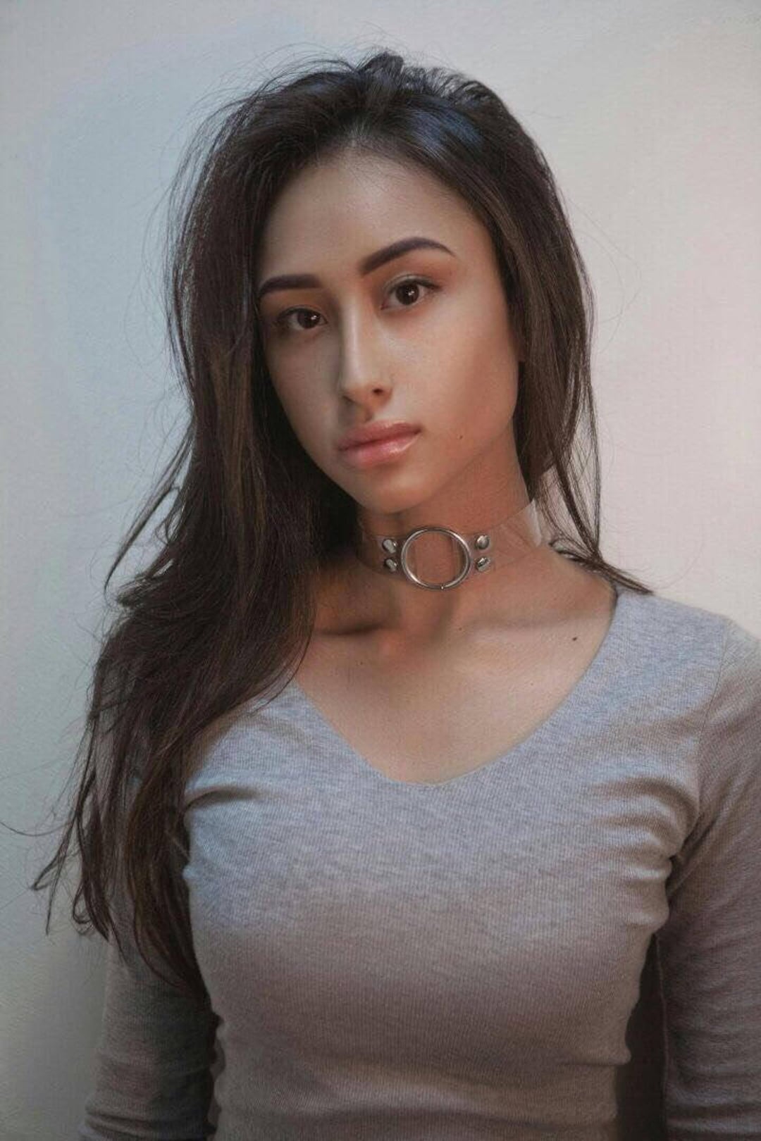 PVC Transparent Choker With O Ring and Snap Button Closure - Etsy