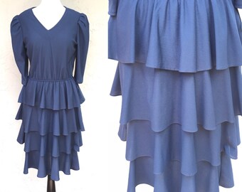 Ruffle Skirt Dress | Etsy