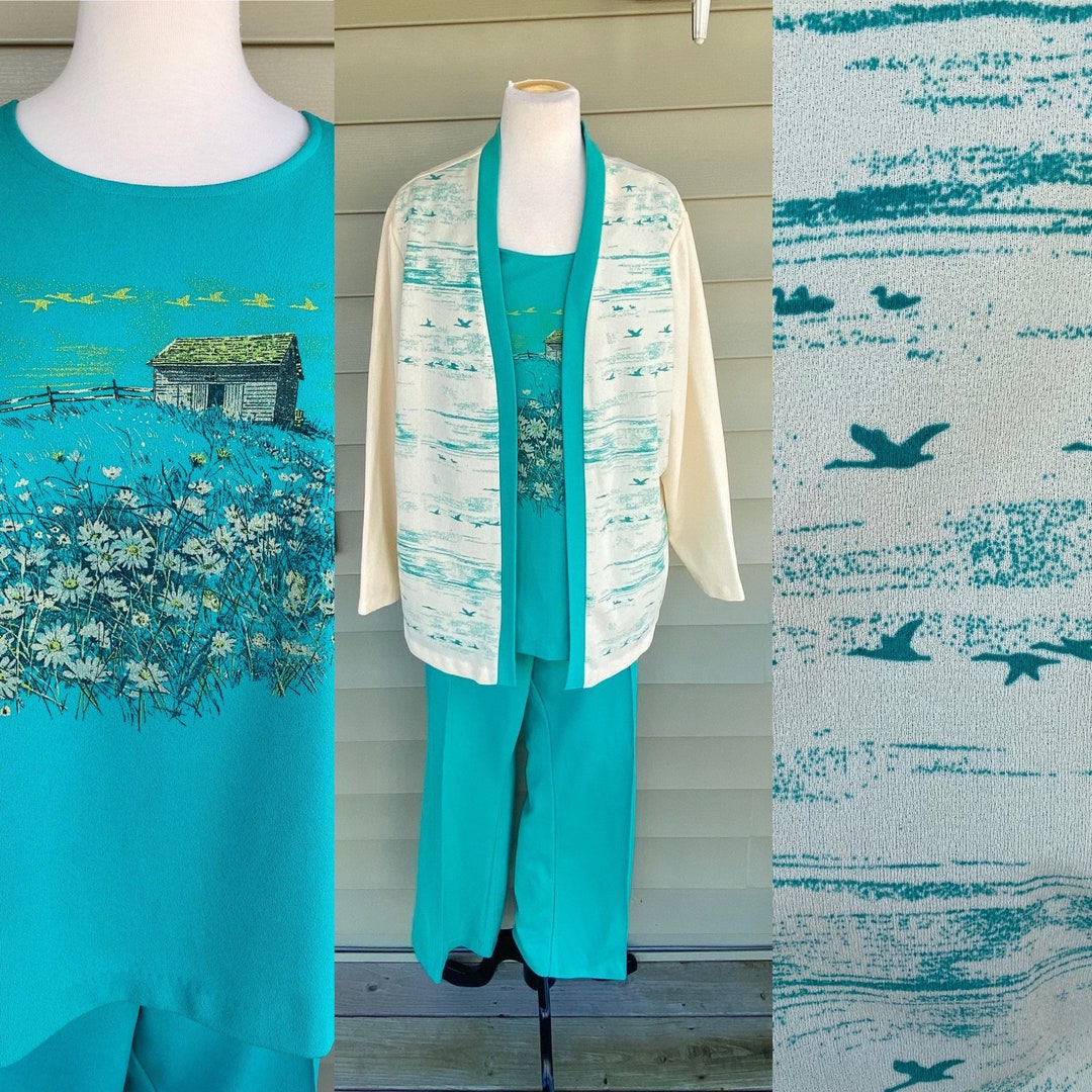 Vintage 70s NPC Fashions 3 Piece Set/ Polyester/ Novelty - Etsy