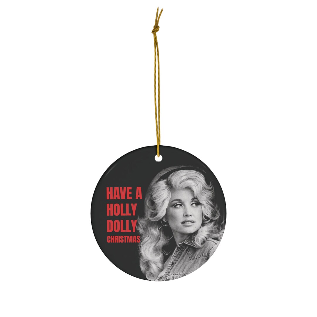 DOLLY PARTON Ceramic Ornament, - Etsy
