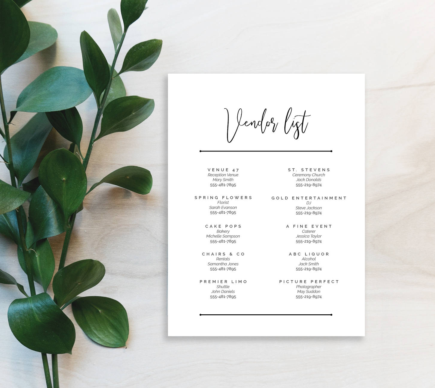 Wedding Vendor List Printable Template Ubicaciondepersonas cdmx gob mx Wedding Vendor List Printable Template Ubicaciondepersonas cdmx gob mx