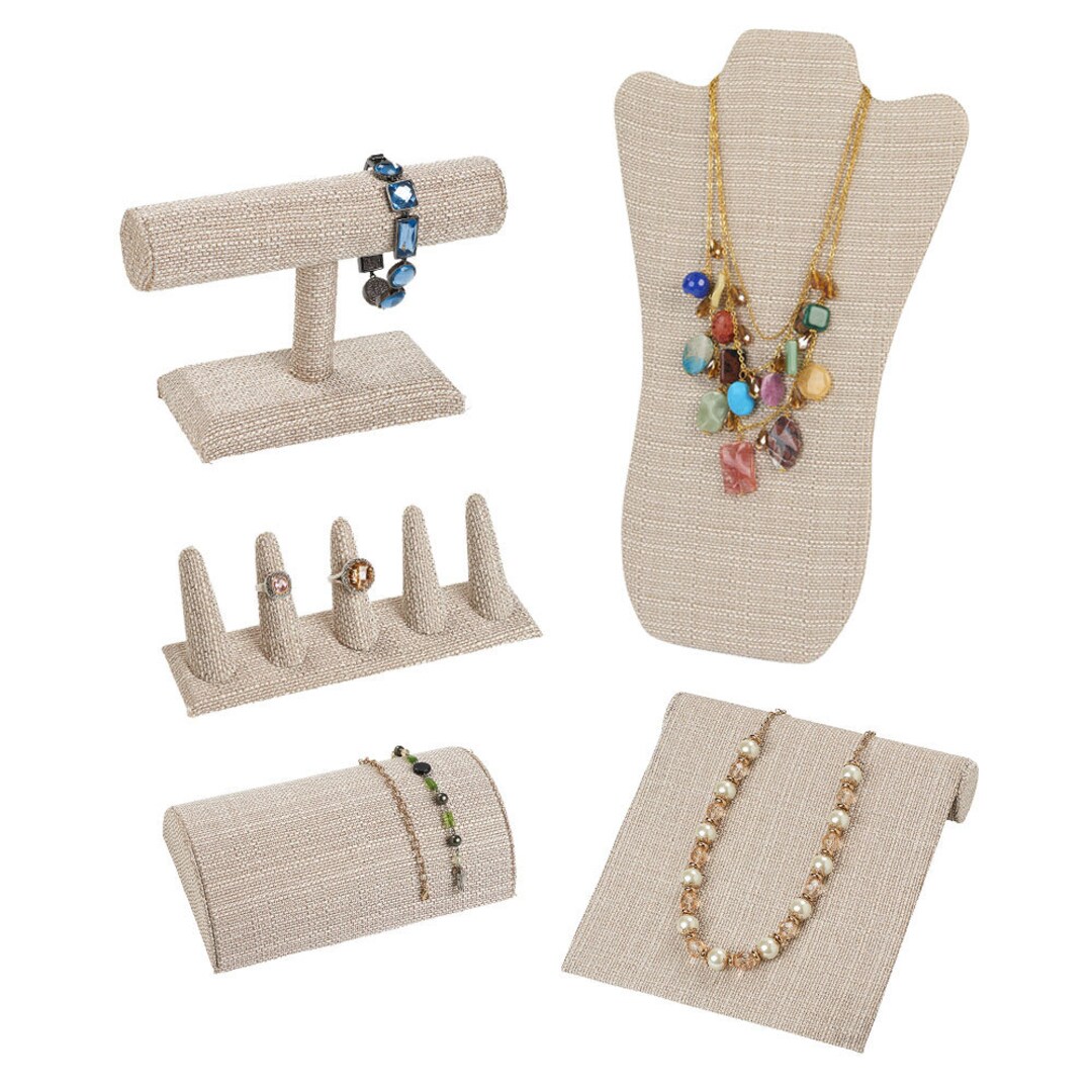 Linen Jewelry Displays - Contains 5 Displays - Etsy