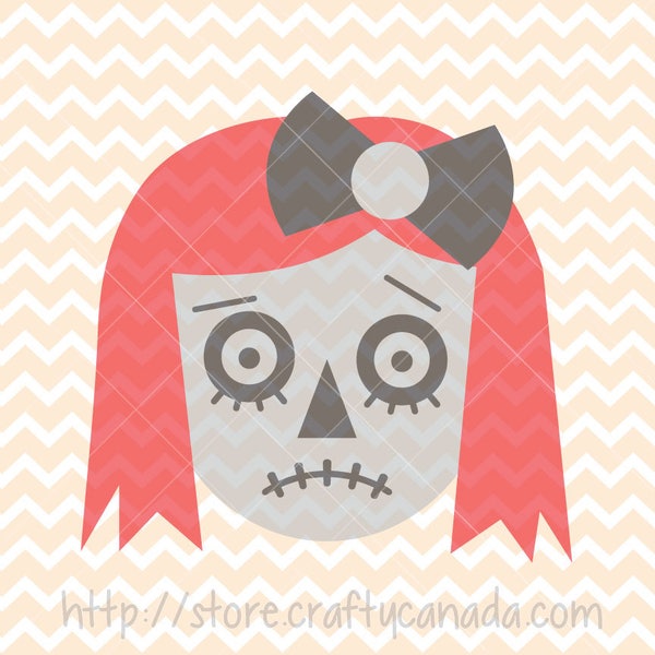 Raggedy Ann Svg - Etsy