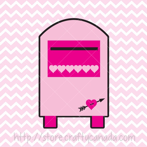 Valentine Mailbox Clip Art