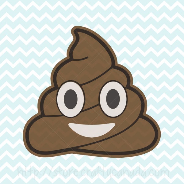Poop Emoji Svg - Etsy