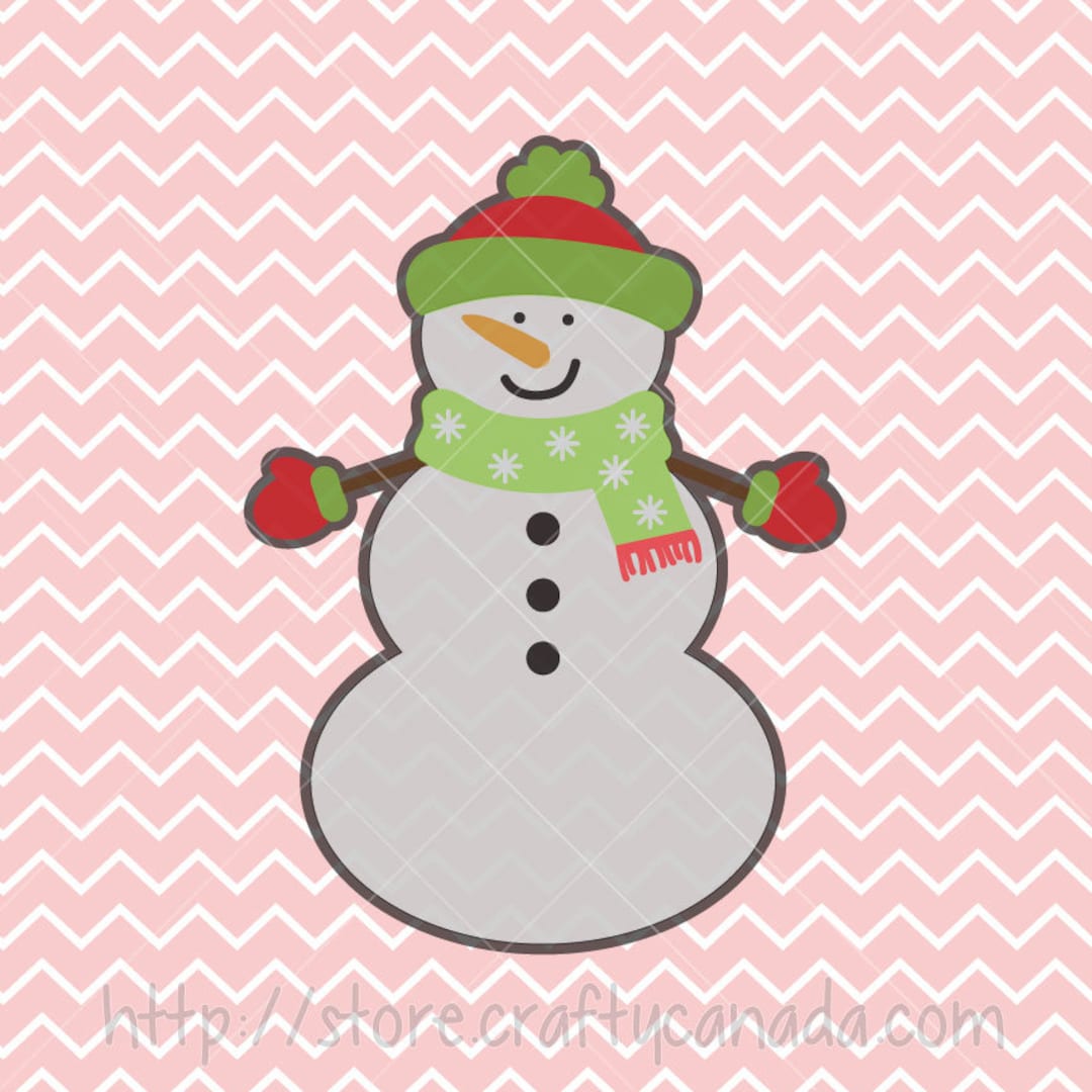 Snowman SVG and PNG, Snowman Clipart, Print and Cut Snowman, Snowman ...
