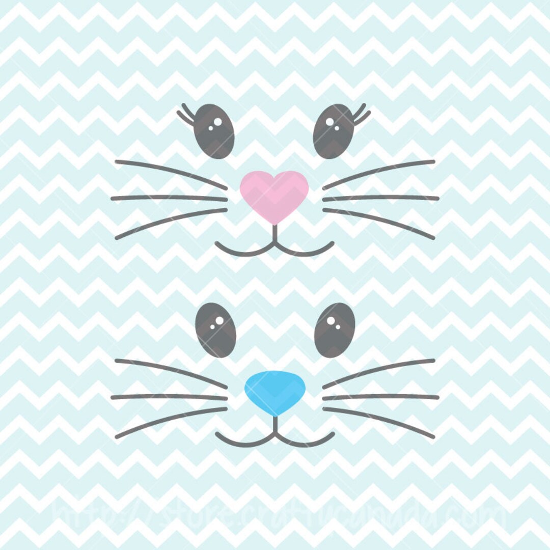 Bunny Face SVG and PNG, Girl Bunny Svg, Boy Bunny Svg, Easter SVG ...